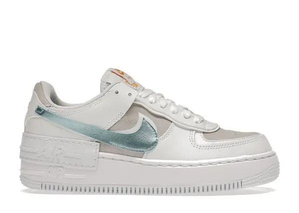 Nike Force 1 Low Shadow Glacier Ice - White/vast Grey/university Gold