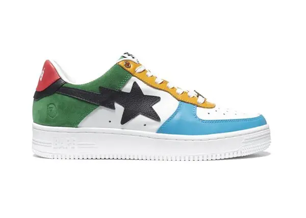 BAPE A Bathing Ape Sta Low Tokyo Sneakers - White/black