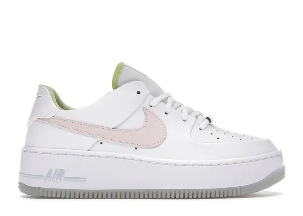 Nike Air Force 1 Sage Low One Of One Sneakers - White/pink Quartz/hydrogen Blue