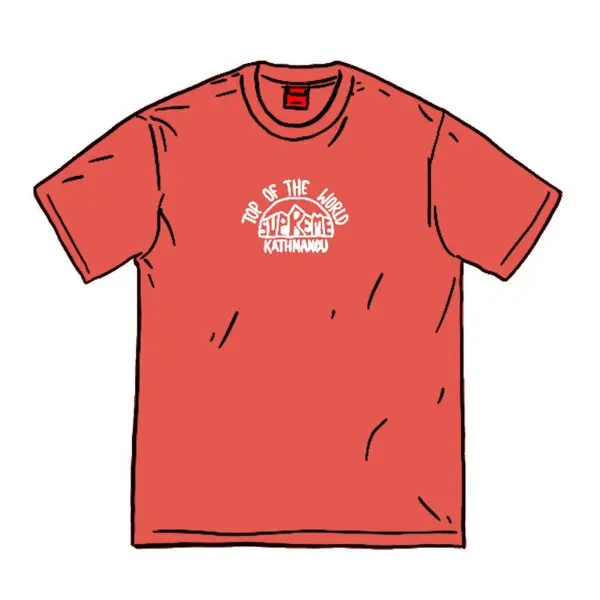 Supreme Top Of The World Short Sleeve Top - Cranberry