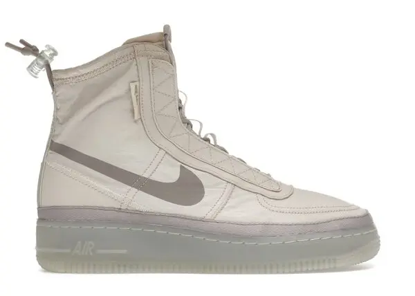 Nike Air Force 1 Shell High-top Sneakers - Cream/graphite