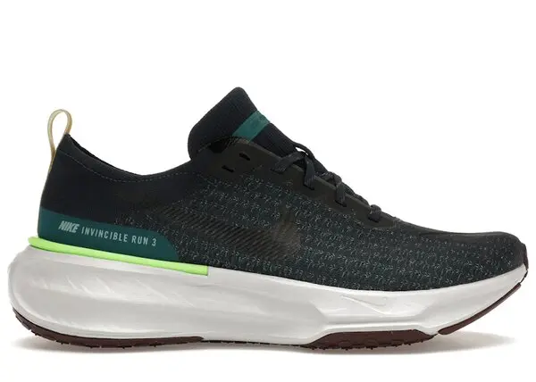 Nike Zoomx Invincible Run 3 Sneakers - Armory Navy Blue/geode Teal/buff Gold