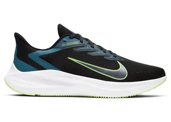 Nike Zoom Winflo Sneakers - Black/valerian Blue/vapour Green