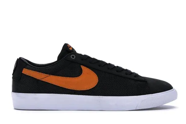 Nike Zoom Blazer Low Gt Cats Paw Saloon Sneakers - Black/vivid Orange/white