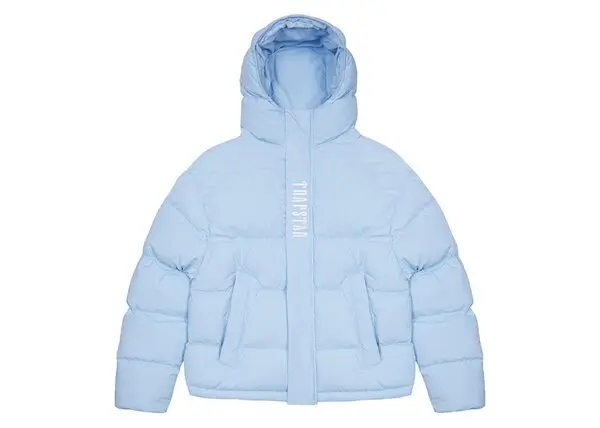 Trapstar Decoded Hooded Puffer 2.0 - Ice Blue