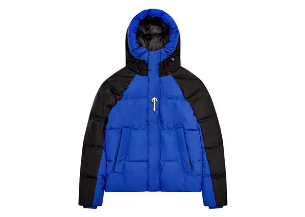 Trapstar Irongate Arch Puffer Jacket - Blue/black
