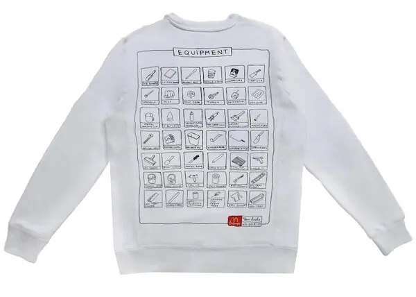 TOM SACHS Mcdonald's Crewneck Sweatshirt