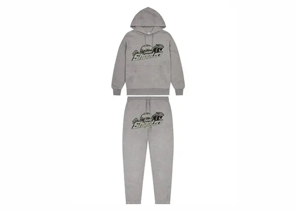 Trapstar Shooters Hoodie Tracksuit - Grey/teal