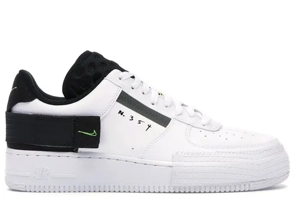 Nike Air Force 1 Type Volt - White/black