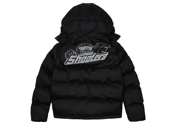 Trapstar Shooters Hooded Puffer - Black/reflective