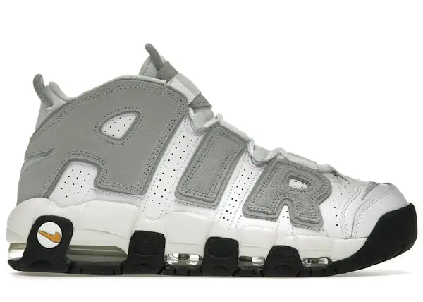 Nike Air More Uptempo Solar Flare Sneakers - White/pure Platinum/wolf Grey