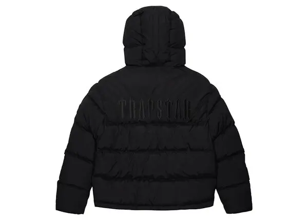 Trapstar Decoded 2.0 Hooded Puffer Jacket - Blackout Edition