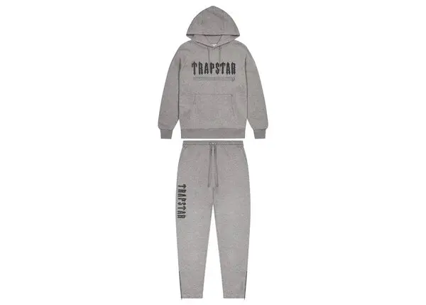 Trapstar Decoded Chenille 2.0 Tracksuit - Grey