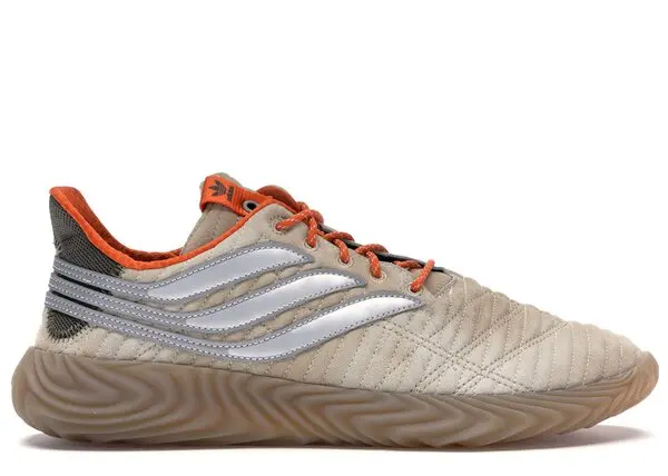 Adidas Sobakov Bodega Lace Up Sneakers - Bone/ice Purple/solar Orange
