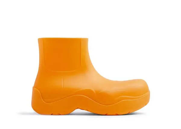 Bottega Veneta Puddle Ankle Boot - Orange