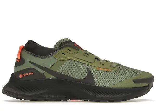Nike Pegasus Trail 3 Goretex Sneakers - Oil Green/iron Grey/total Orange