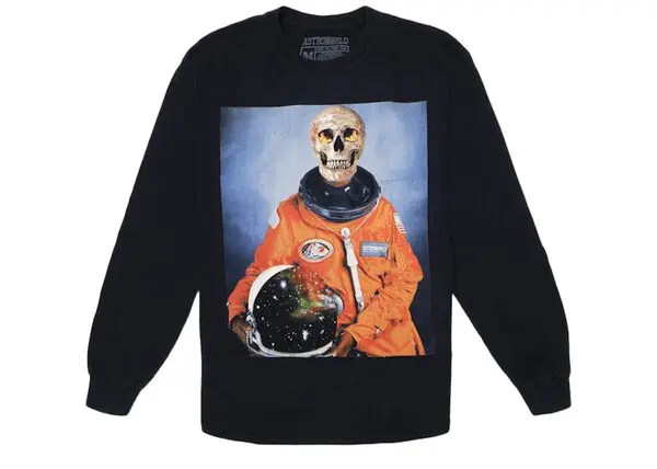 TRAVIS SCOTT Astronaut Long Sleeve Tee Shirt