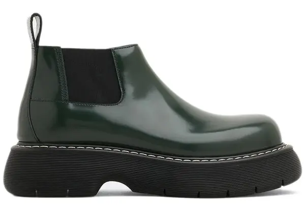 Bottega Veneta The Bounce Swell Chelsea Boots - Dark Green
