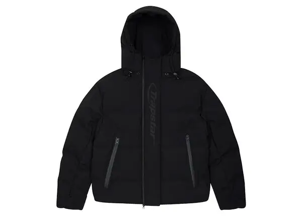 Trapstar Hyperdrive Technical Puffer Jacket - Blackout Edition