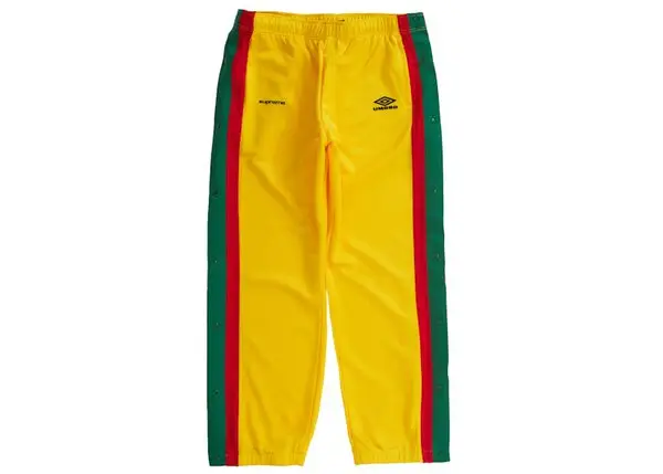Supreme X Umbro Break-away Track Pant - Yellow