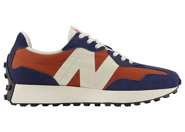 NEW BALANCE 327 Sneakers - Brown/black/white