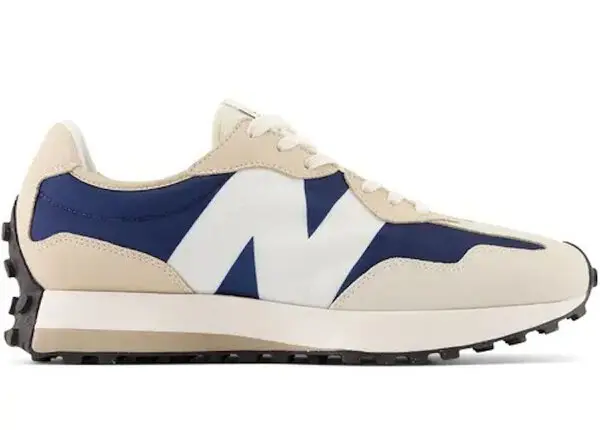 NEW BALANCE 327 Sneakers - Beige/navy Blue/burnt Orange