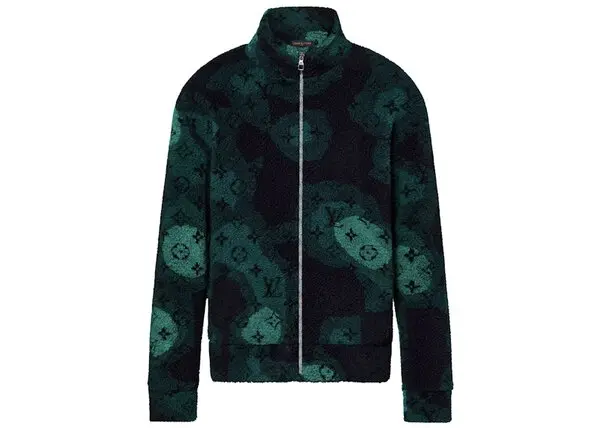 LOUIS VUITTON Monogram Camo Fleece Blouson