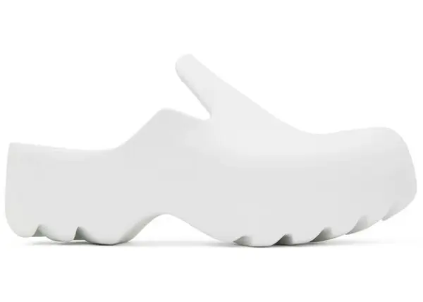 Bottega Veneta Rubber Flash Clog - White