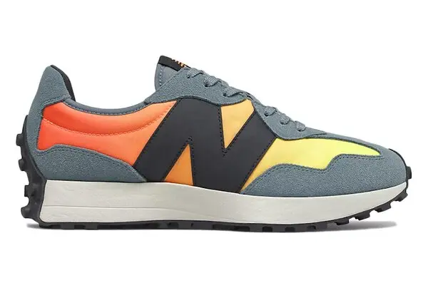 NEW BALANCE 327 Sneakers - Cyclone/citrus Punch