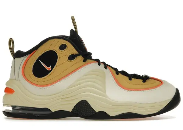 Nike Air Penny 2 Sneakers - Wheat Gold/safety Orange/black