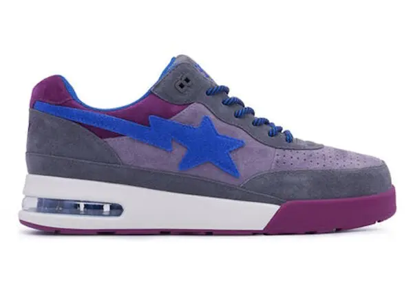 BAPE A Bathing Ape Road Sta Premium Sneakers - Purple/blue/light Purple