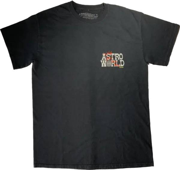 TRAVIS SCOTT Astroworld Tour Wish You Were Here Tee Shirt