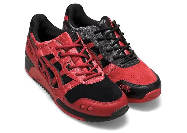 Asics Gel-lyte Iii Og Spiderin Sneakers - Black/red
