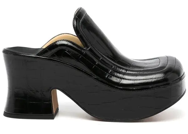 Bottega Veneta Wedge Clog - Black