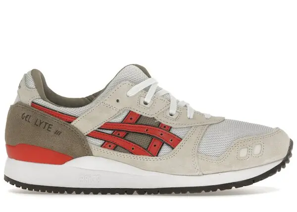 Asics Gel-lyte Iii Og Sneakers - Smoke Grey/red Alert
