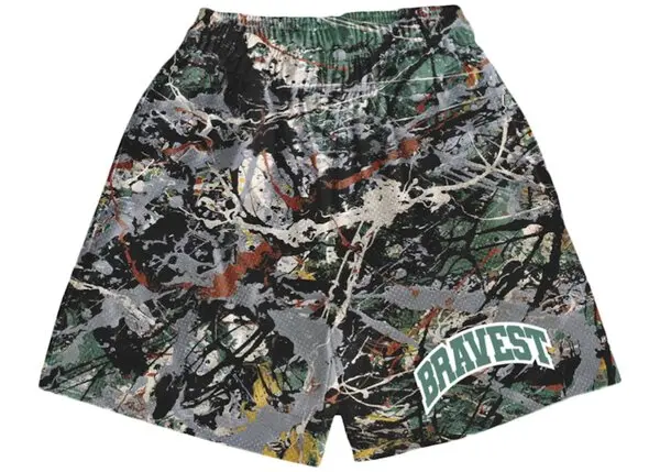 BRAVEST STUDIOS Paint Splatter Shorts - Multicolor