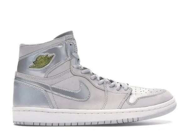 JORDAN 1 Retro Japan Grey Sneakers - Neutral Grey/metallic Silver