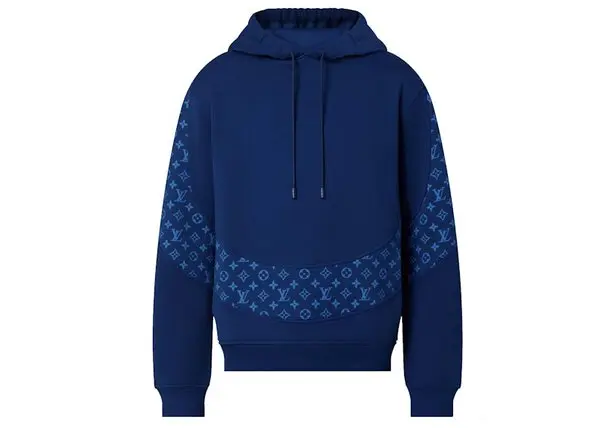 LOUIS VUITTON Monogram Circle Cut Hoodie