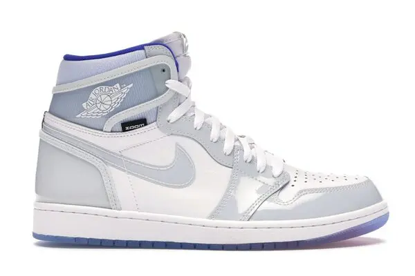 JORDAN 1 Retro High Zoom Sneaker - White/racer Blue