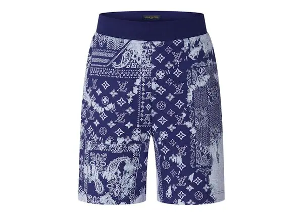 LOUIS VUITTON Monogram Bandana Shorts