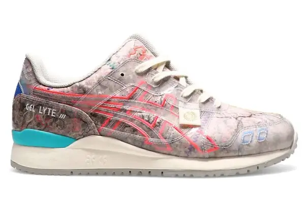 Asics Gel-lyte Iii Og Recycle Felt Sneakers - Recycle Felt Oyster Grey/diva Pink