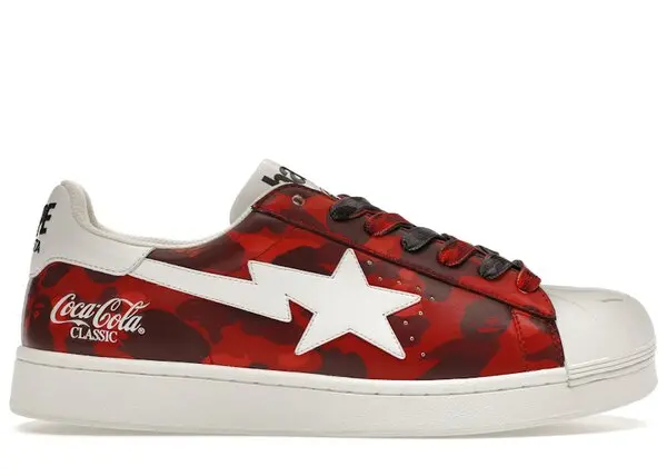 BAPE A Bathing Ape Skull Sta Coca Cola Sneakers
