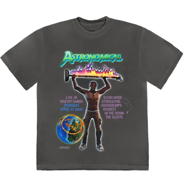 TRAVIS SCOTT Back Bling T-shirt