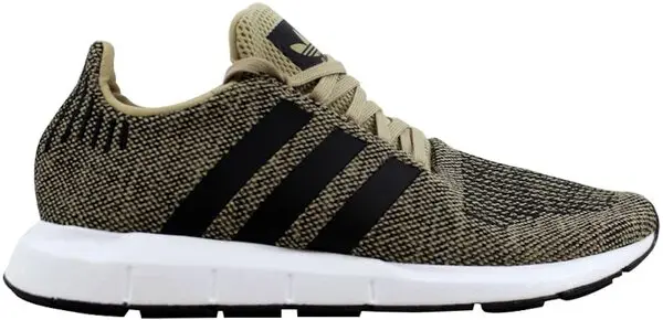 Adidas Swift Run Sneakers - Raw Gold/black/white