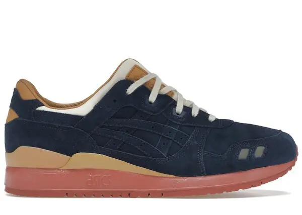 Asics Gel-lyte Iii Packer J. Crew Buckin Sneakers - Navy Blue/white