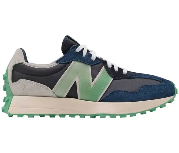 NEW BALANCE 327 Daoyi Chow We Need Leaders Sneakers - Navy/blue/green