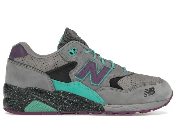 NEW BALANCE 580 Alpine Guide Sneakers - Grey/aqua/purple