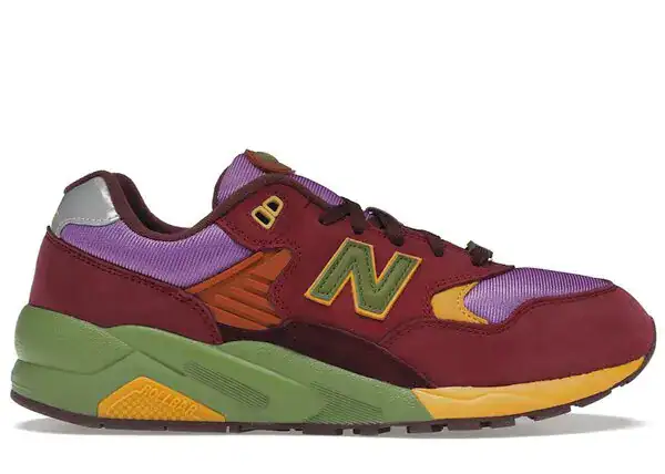 New Balance 580 Stray Rats Sneakers Burgundy/Mystic Purple