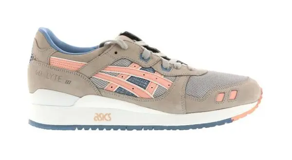 Asics Gel-lyte Iii Ronnie Fieg Flamingo Sneakers - Grey/salmon