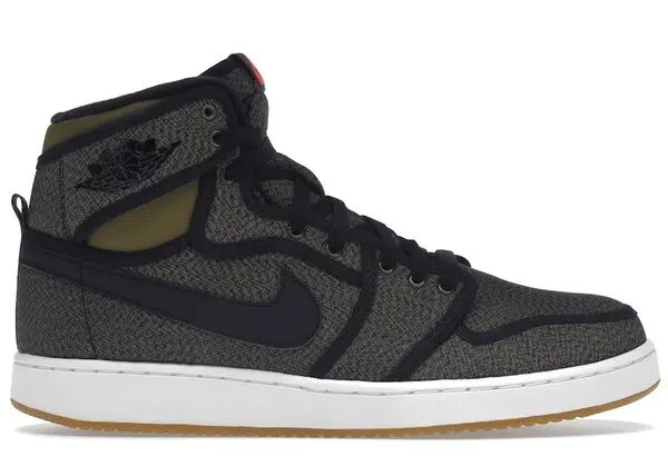JORDAN 1 Retro Ajko - Black/infrared 23/militia Green